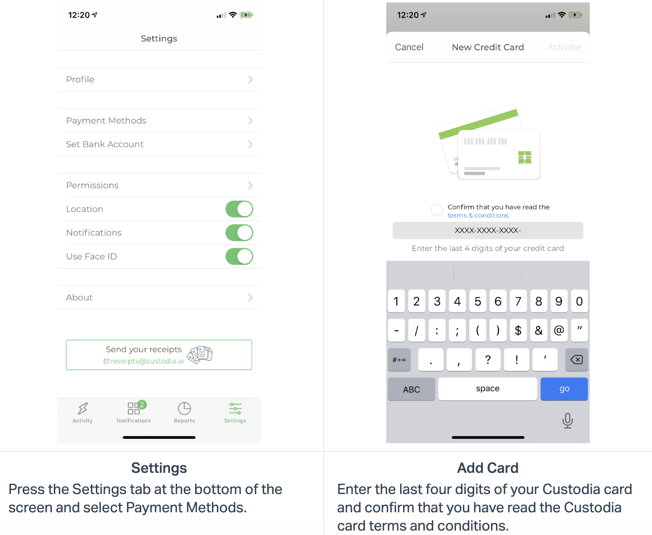 How Do I Activate My Physical Card? – Custodia