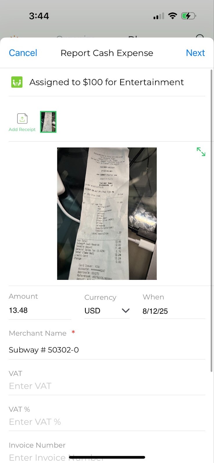 How Do I Submit a Cash Expense? – Custodia